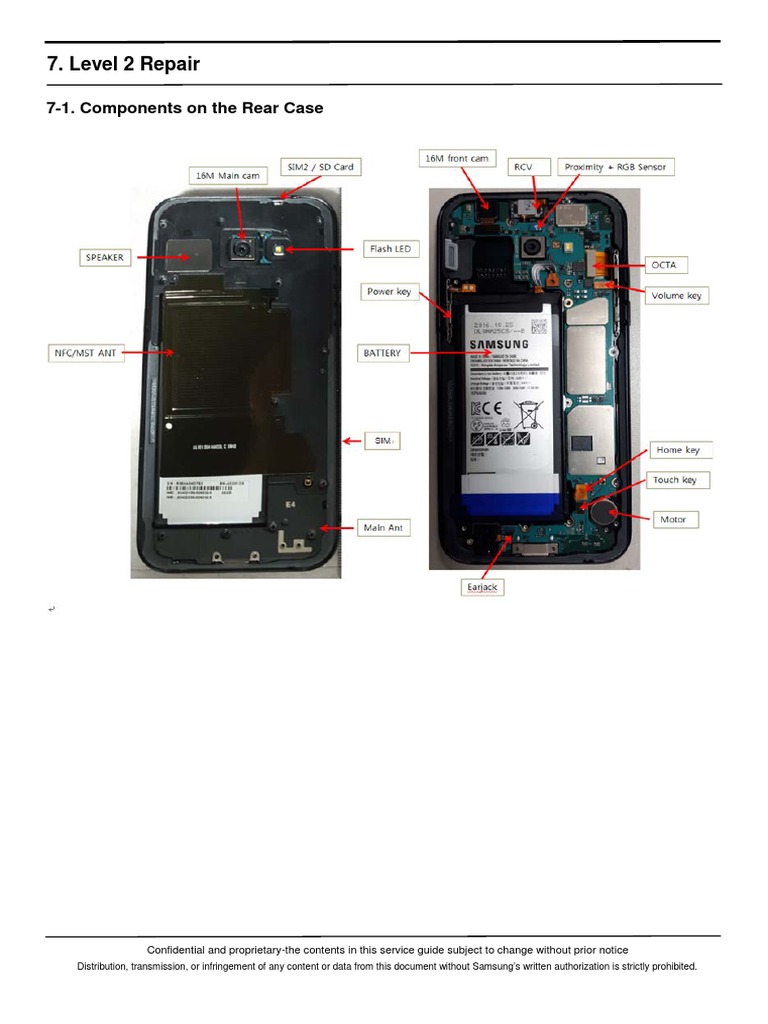 Samsung Level 2 Repair Guide | PDF | Electrical Connector ...