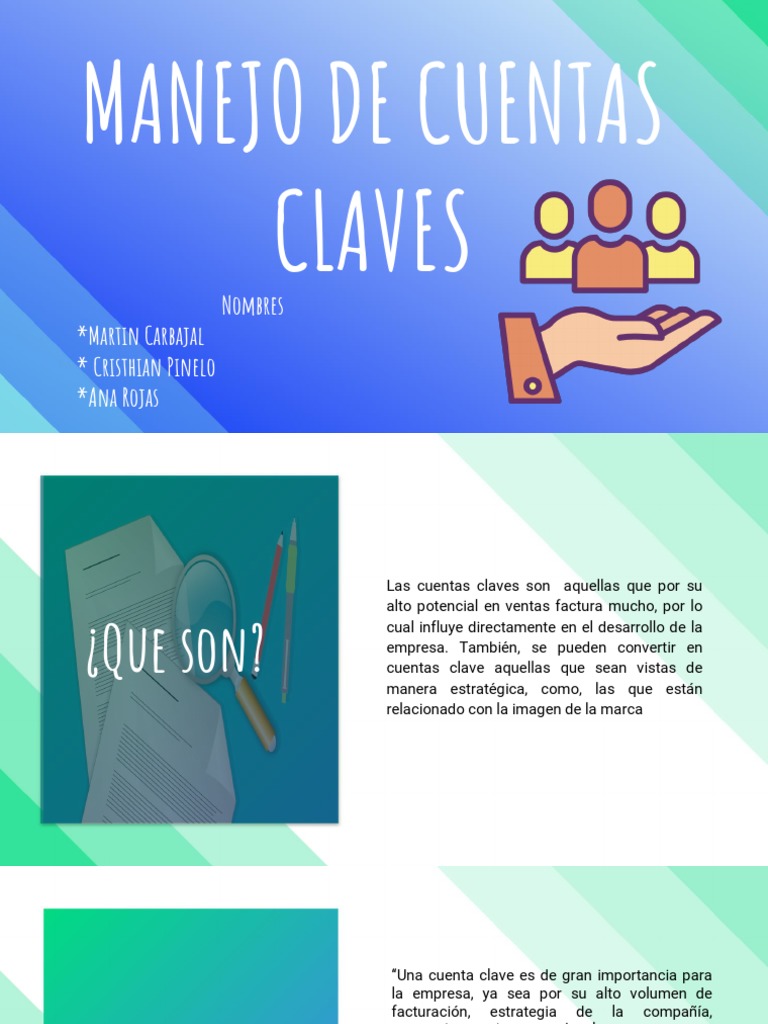 Manejo de Cuentas Claves | PDF | Cliente | Marca
