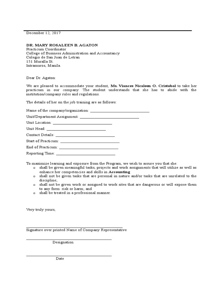 Acceptance Letter - NTRC | PDF | Cognition | Learning