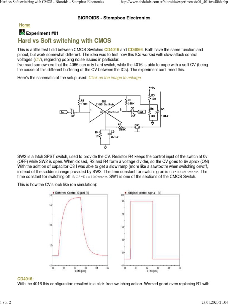 Hard Vs Soft Switching With CMOS - Bioroids - Stompbox Electronics ...