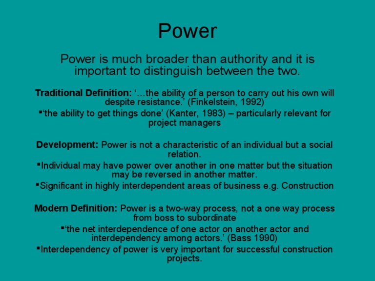 Understanding Power Dynamics in Business | PDF | Career & Growth