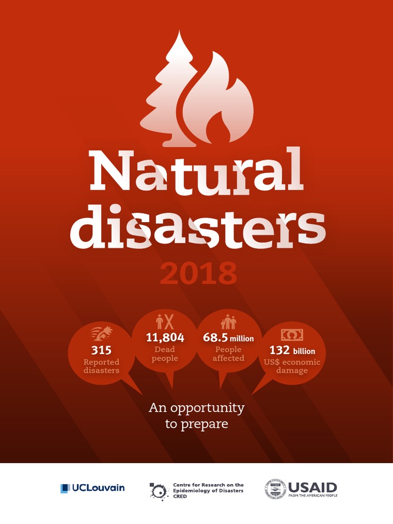 CRED Natural Disaster 2018 | PDF | Natural Disasters | Flood