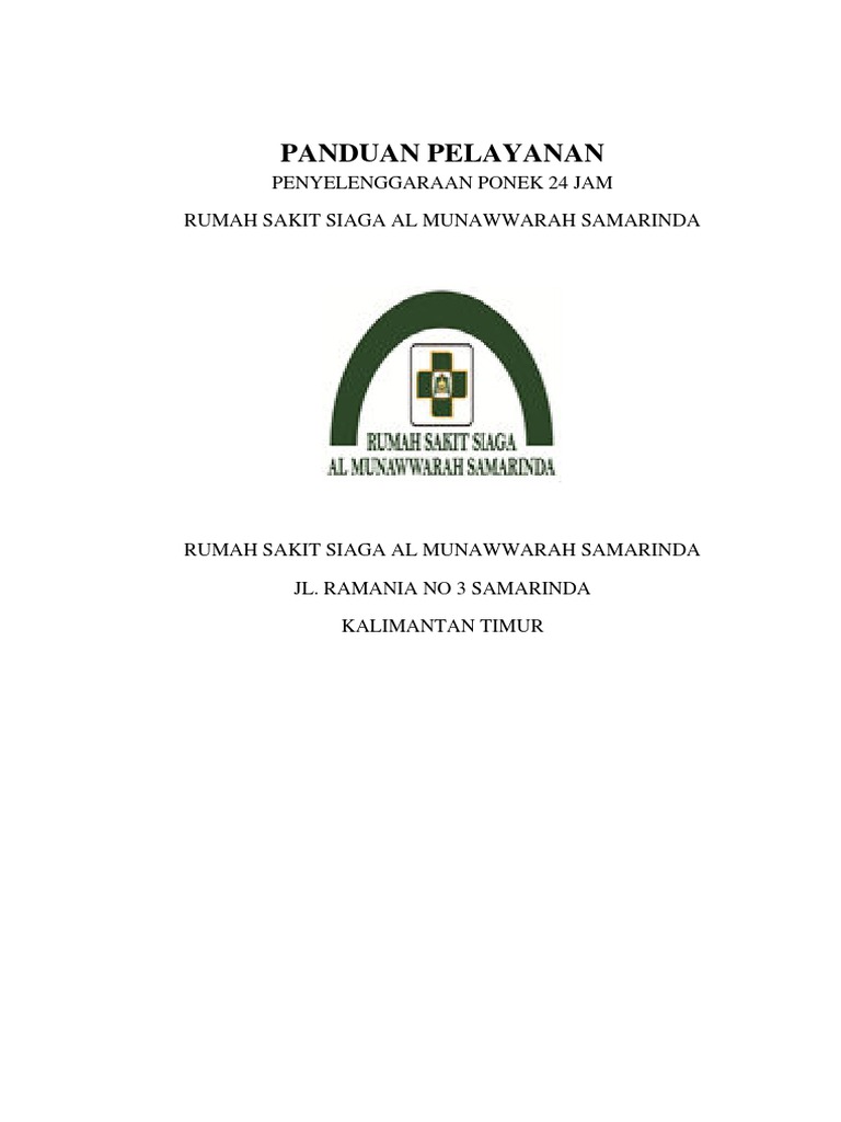Panduan Ponek | PDF