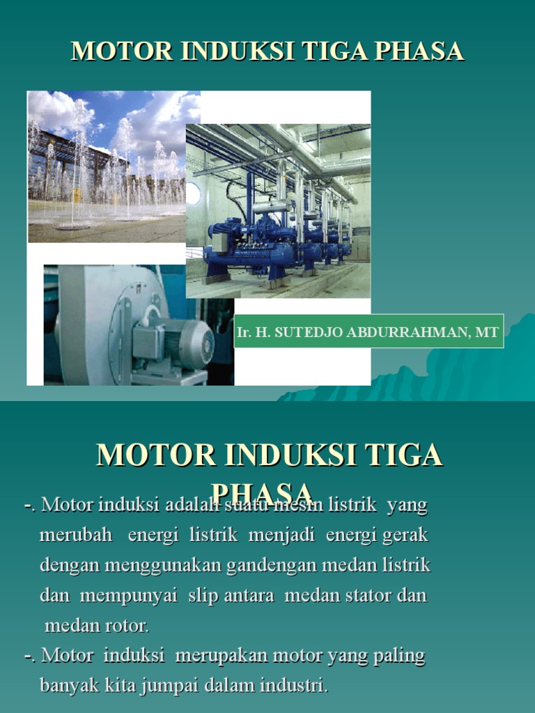 Motor Induksi Tiga Phasa | PDF