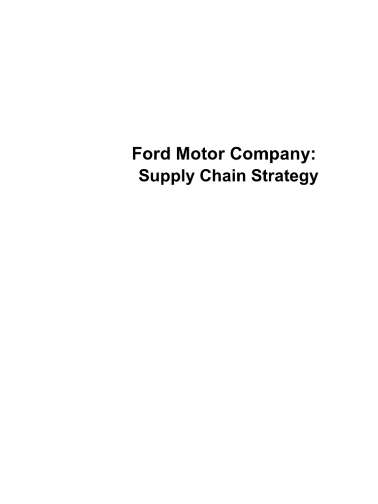 Ford | PDF | Ford Motor Company | Dell