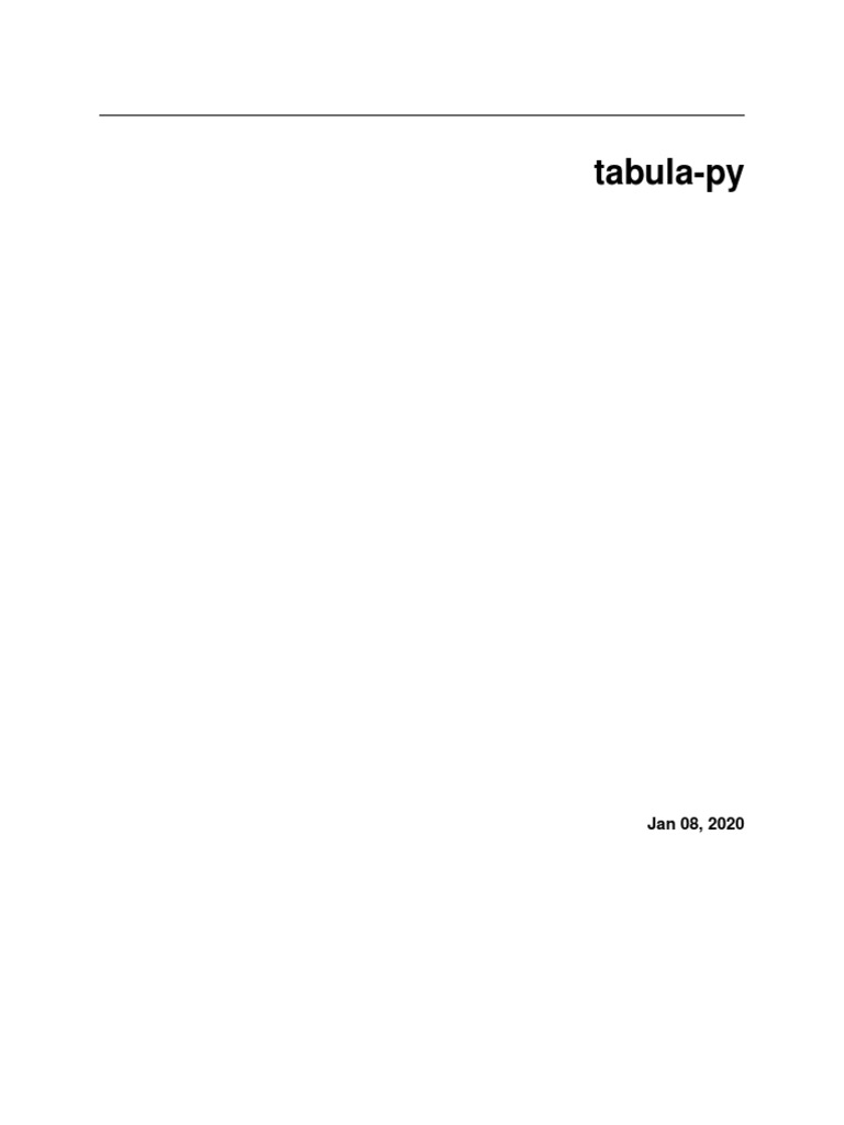 Instruction For Tabula (Python) | PDF | File Format | Java (Programming ...