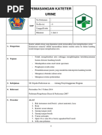 Standar Operasional Prosedur Pemasangan Kateter | PDF