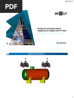 Saddle Support Design for Horizontal Vessels | PDF | Bending | Stress ...
