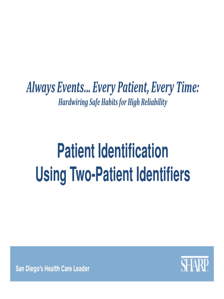 Nursing Always Events Patient Id 2 | PDF | Patient | Patient Safety