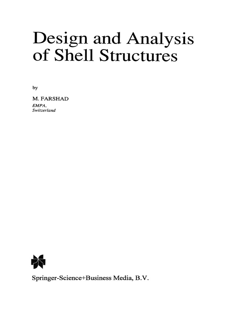 Design & Analysis of Shell Structures - M. Farshad | PDF | Buckling ...