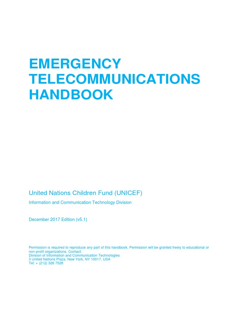 Emergency Telecommunications Handbook PDF | PDF | Wi Fi | Wireless Lan