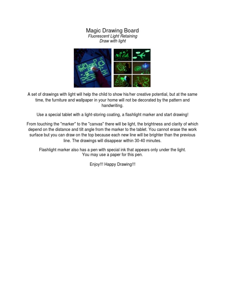 Magic Drawing Board | PDF