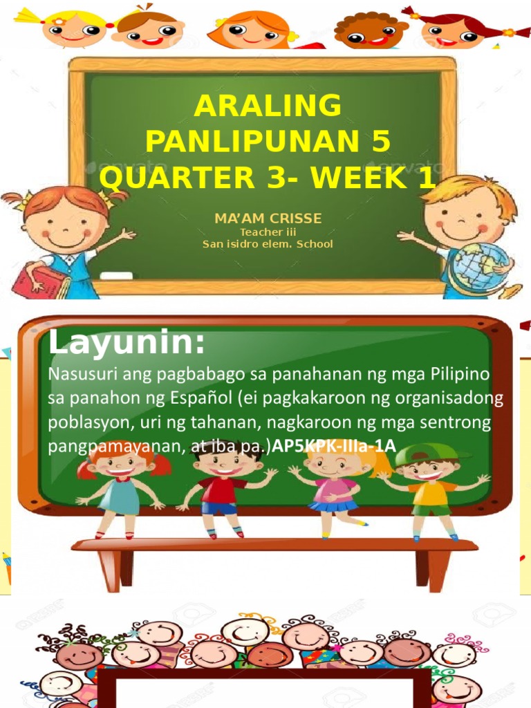 Ap Q3 Week 1 Day 1 | PDF