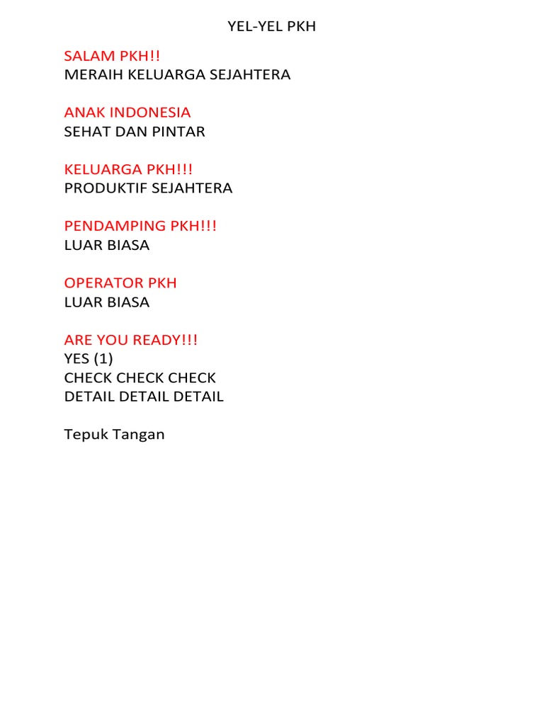 Yel Dan Mars PKH | PDF | Kesehatan Holistik