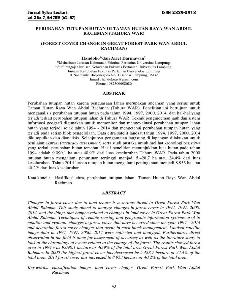 Handoko and Darmawan 2015 | PDF