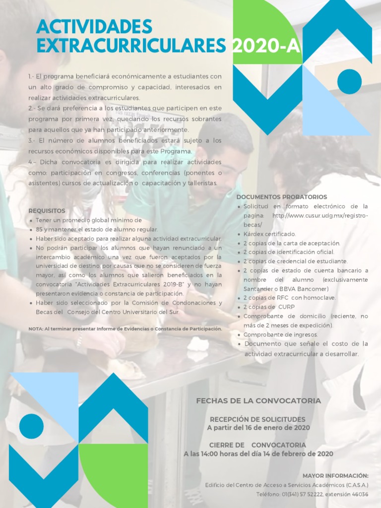 2020-A Actividades Extracurriculares | Descargar gratis PDF ...