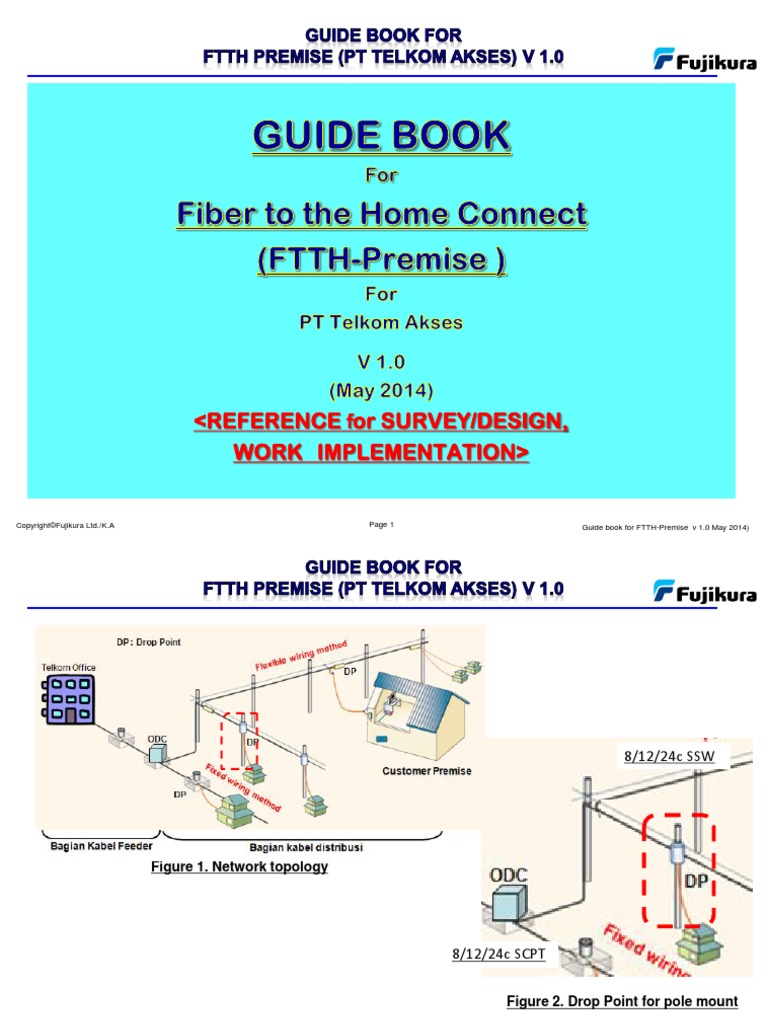 GUIDEBOOK For FTTH Premise OSP v1 (1) .0 | PDF | Wire | Pipe (Fluid ...