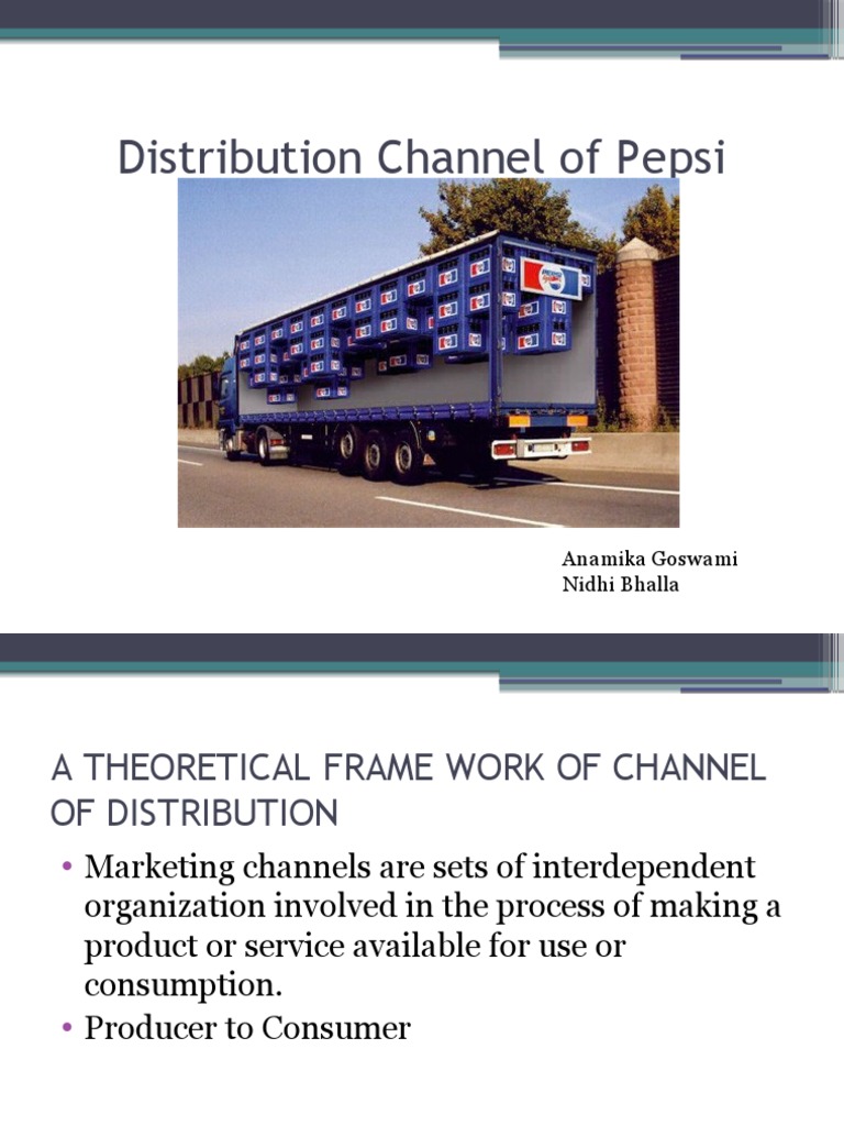 Distribution Channel of Pepsi | PDF | Retail | Trade