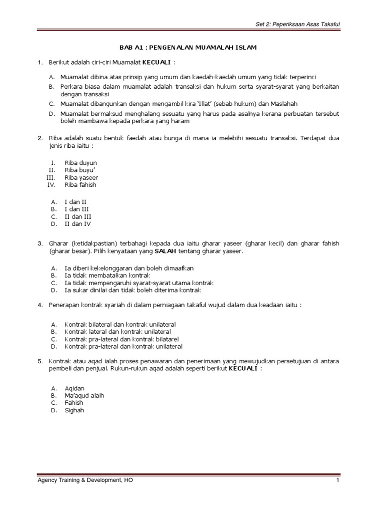 Soalan Contoh TBE Set2 PDF | PDF