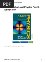 Advanced Physics by Tom Duncan Fifth Edition | PDF