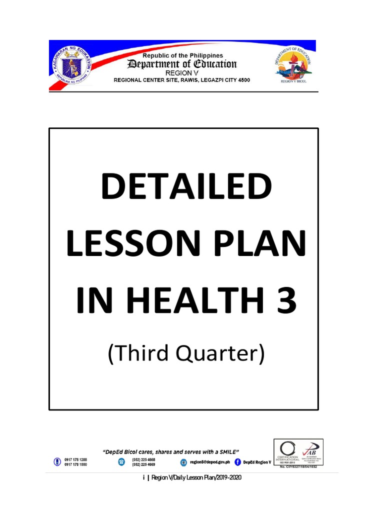 Health 3 3rd Quarter Final | PDF | Lesson Plan | Bargaining