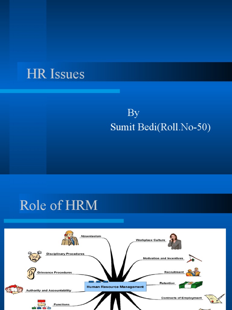 Sumit Bedi (50) HR Issues | PDF | Human Resource Management | Employment