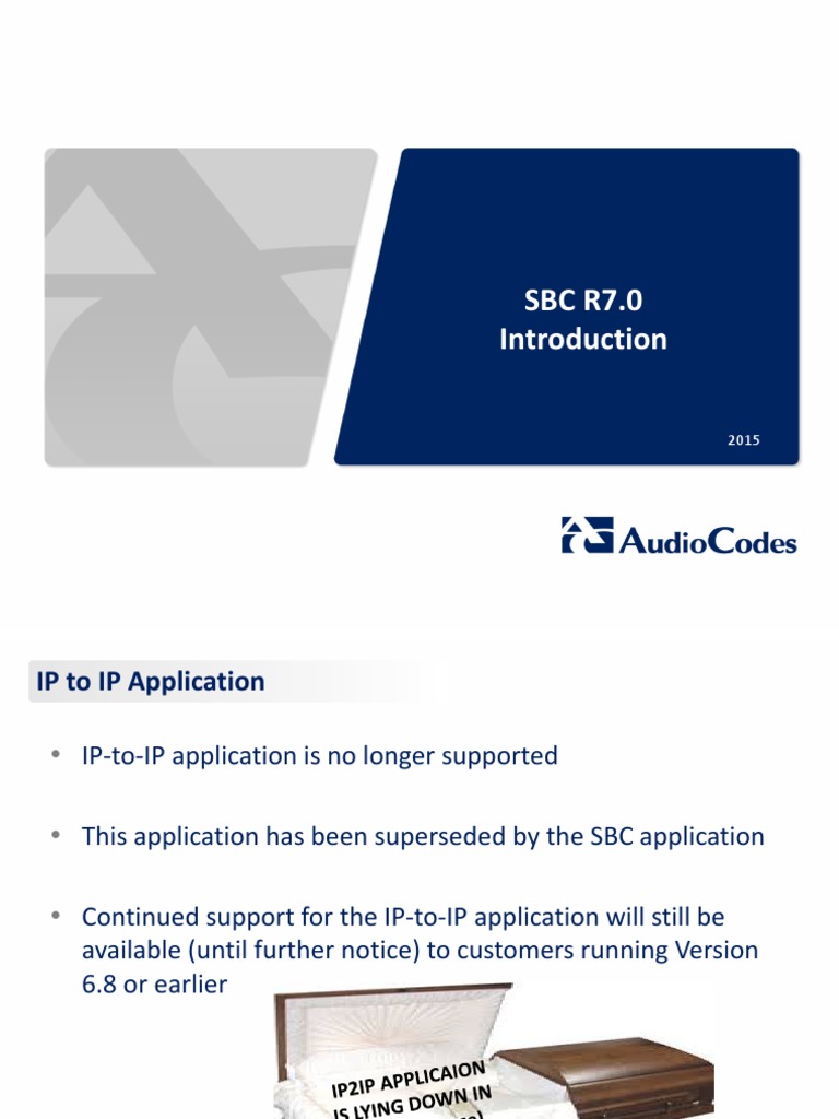 Audiocodes Session Border Controller Sbc R7 0 Introduction Technical Pdf Session