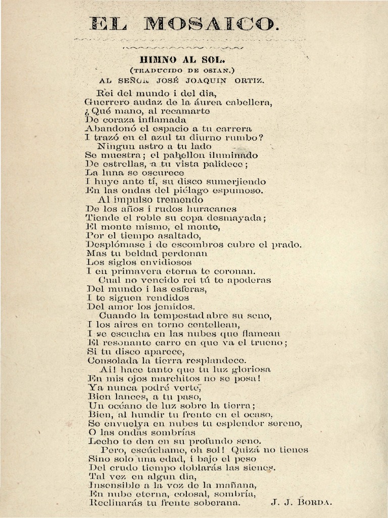 Himno Al Sol | PDF