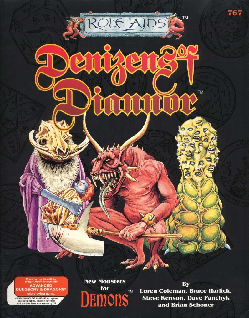 Mayfair Games - Role Aids - 767 - Demons - Denizens of Diannor | PDF