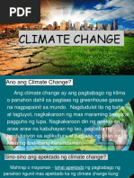 Paksa: Pagbabago NG Klima (Climate Change) | PDF