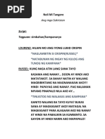 Senakulo Script For Good Friday (TAGALOG) | PDF