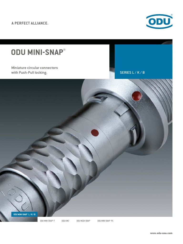 ODU MINI-SNAP LKB Circular Connector Series LKB-us0518 PDF | Download ...