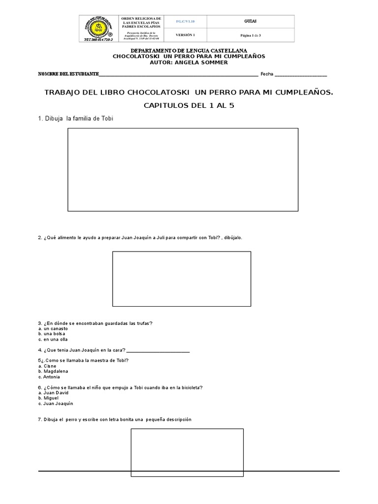 Chocolatosky Un Perro para Mi Cumpleaños | PDF | Deportes