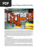 Fire Pump Operation Sequence Overview | PDF | Fire Sprinkler System | Pump
