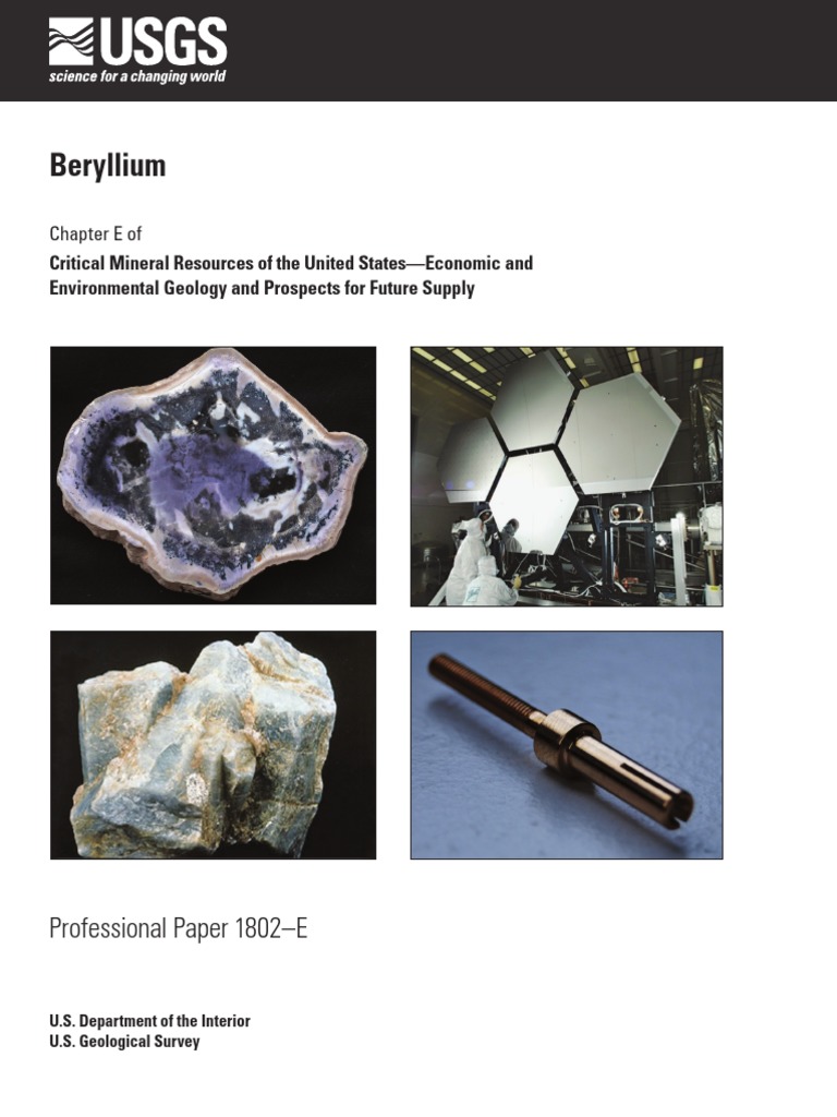Beryllium | PDF | Celsius | Sistema Internacional de Unidades