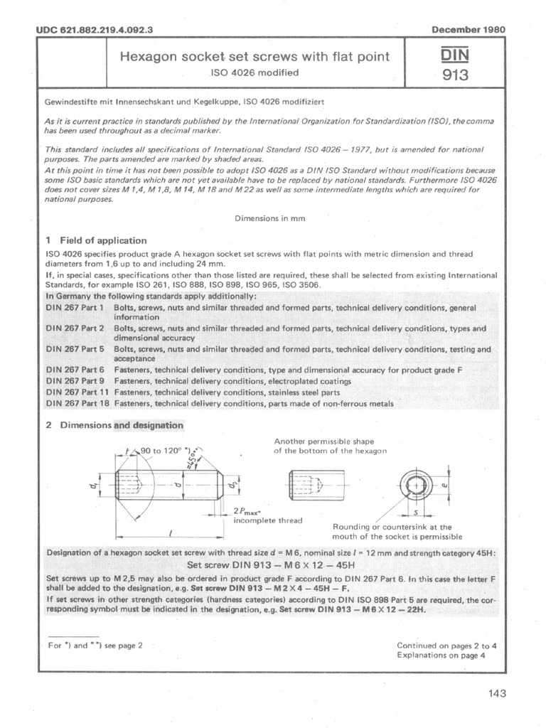 Din 913 PDF | PDF