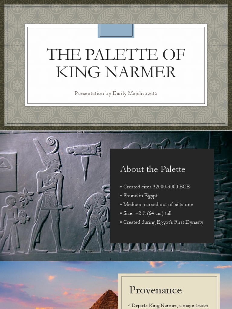 The Palette of King Narmer | PDF | Ancient Egypt | Horus