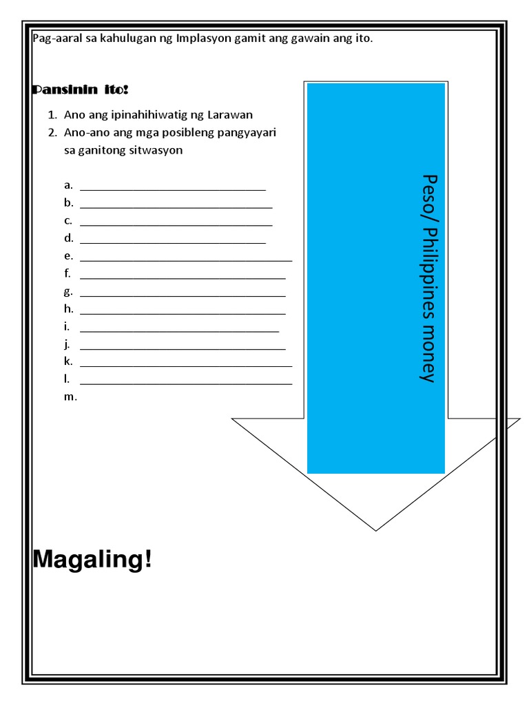 Activity Sheet For Implasyon | PDF