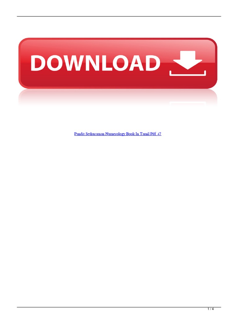 Pandit Sethuraman Numerology Book in Tamil PDF 47 PDF | PDF