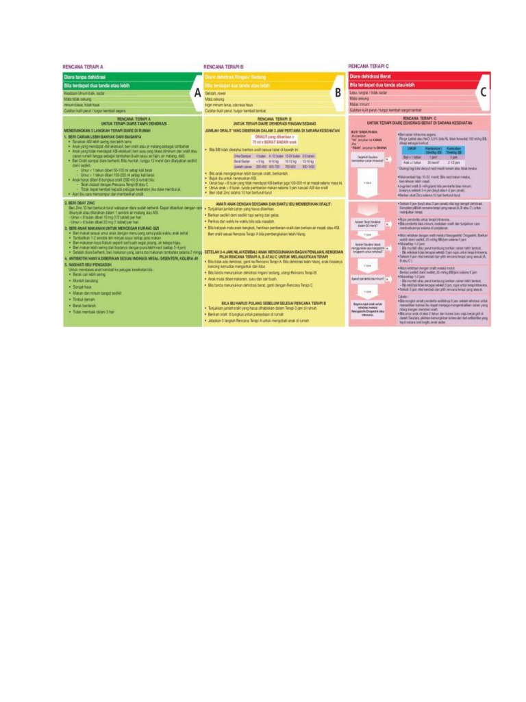 Terapi Diare Abc | PDF