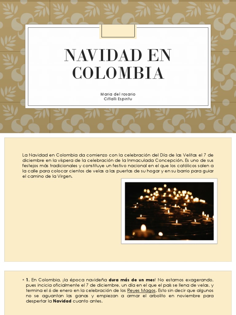 Navidad en Colombia | PDF