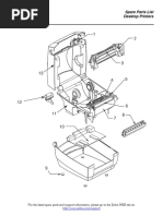 zd220 zd230 Direct Thermal Parts Catalog PDF | PDF | Printer (Computing ...