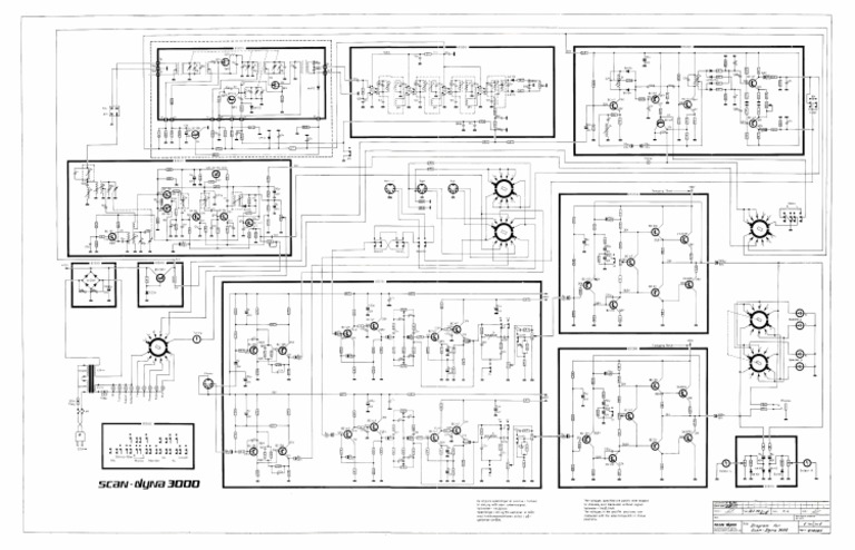 Scan-Dyna 3000 Am-Fm Receiver 1990 SCH PDF | PDF