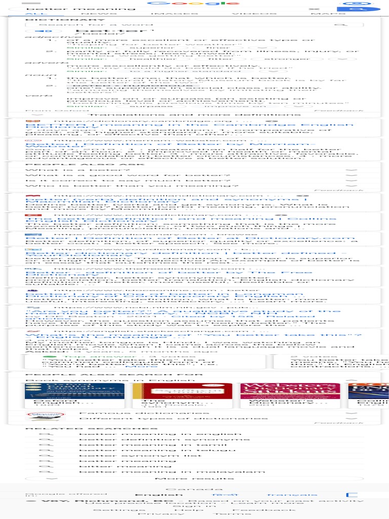 Better Meanibg - Google Search | PDF | Dictionary | Definition