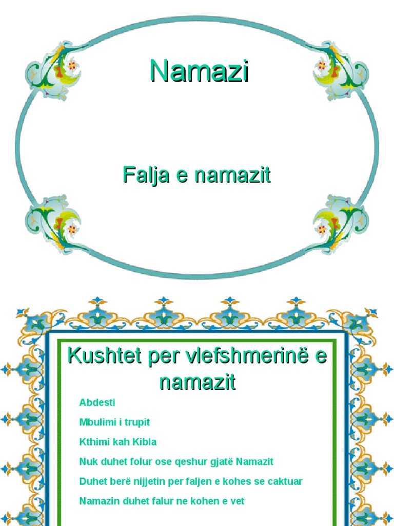 Namazi - Slide Show | PDF