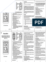 HTC-1 Clock & Humidity Manual | PDF
