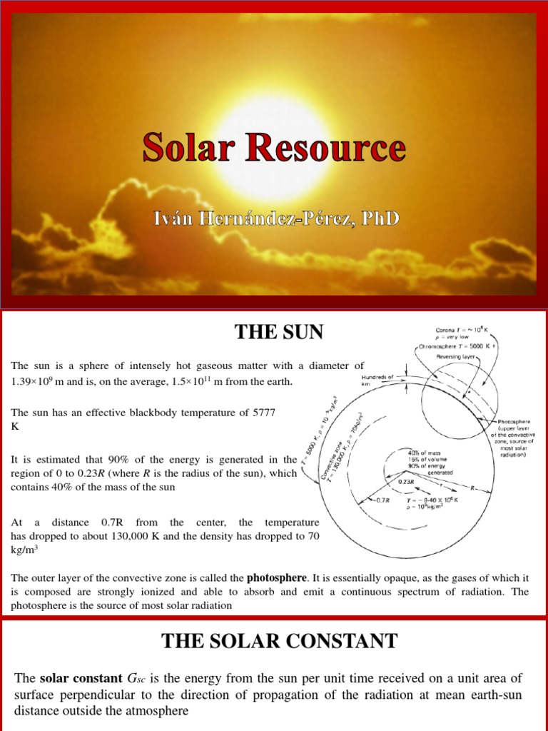 Solar Radiation and Earth-Sun Dynamics | PDF | Electromagnetic ...