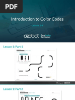 Ozobot Color Code Guide | PDF | Rgb Color Model