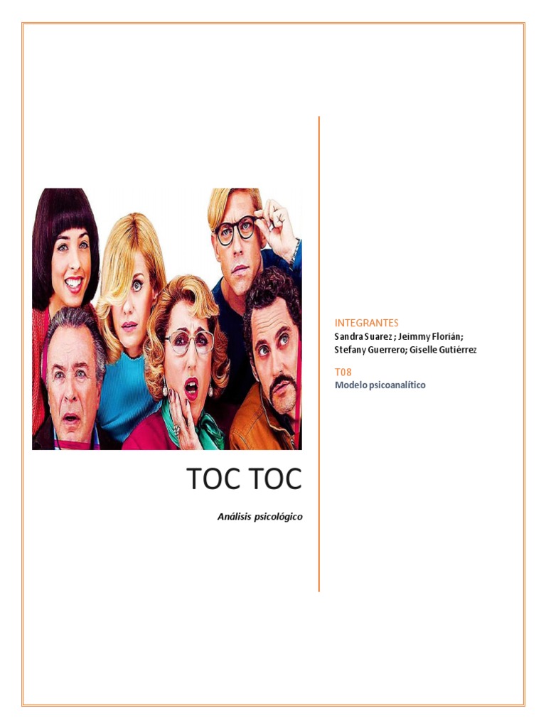 Analisis Pelicula Toc Toc | Descargar gratis PDF | Desorden obsesivo ...