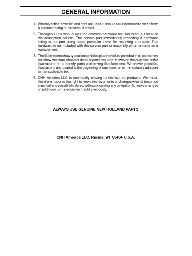 NEW HOLLAND L150 SKID STEER N7M466068 & After | Download Free PDF ...